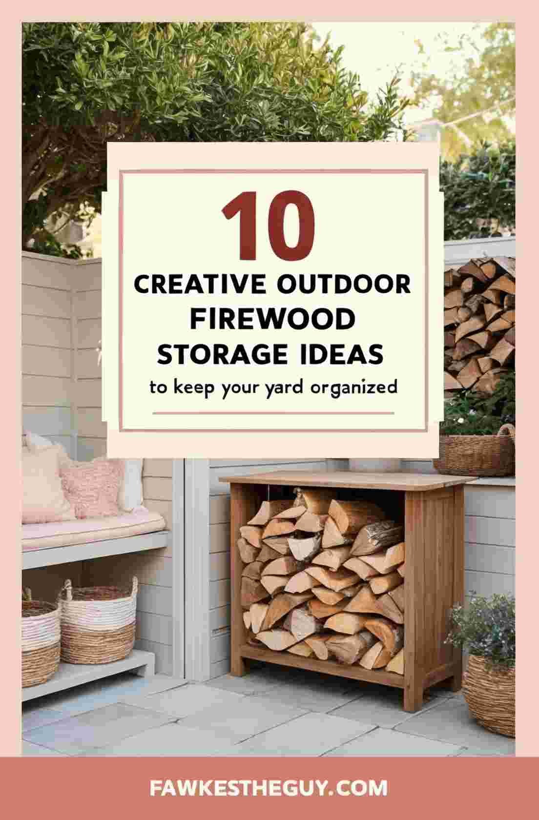 10 Creative Outdoor Firewood Storage Ideas to Keep Your Yard Organized ...